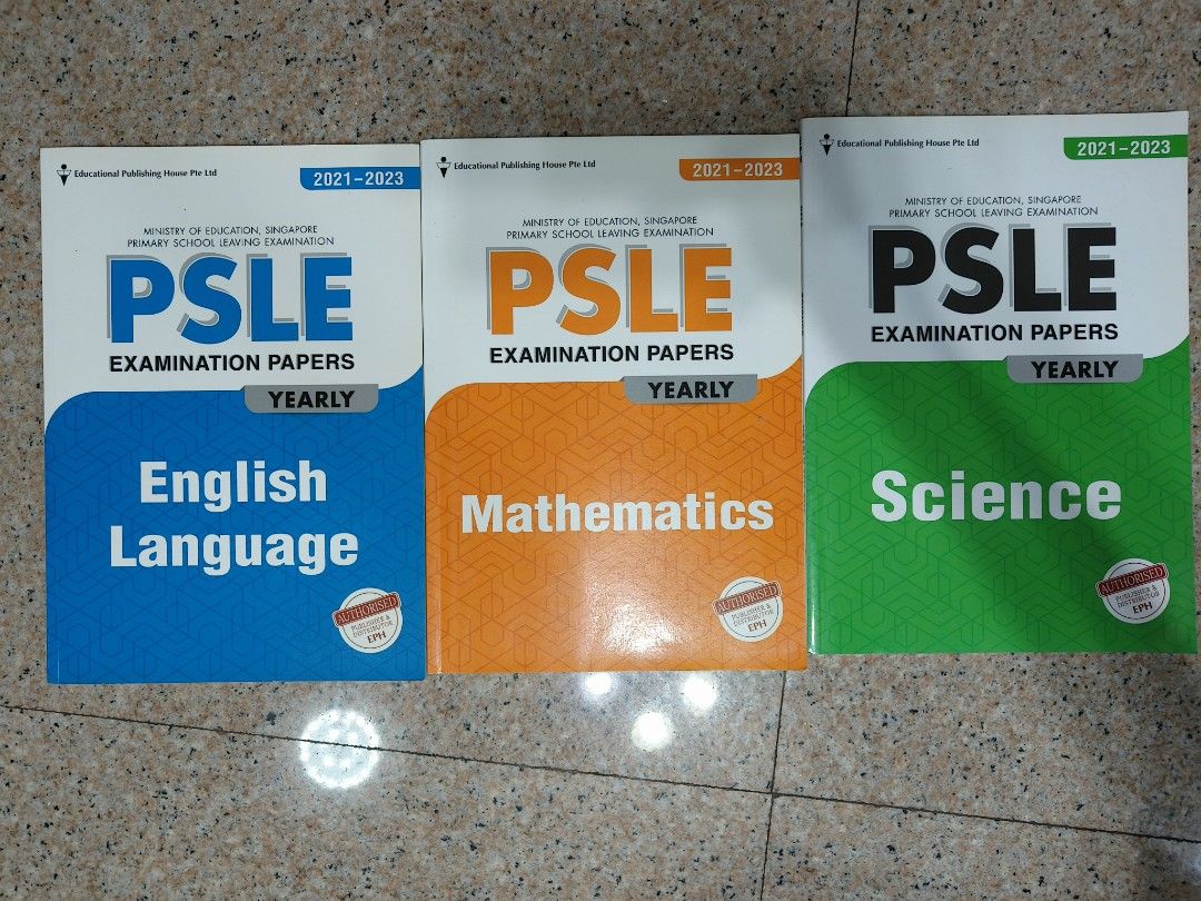 PSLE Examination Papers 2021-2023 - English, Math, Science, Hobbies ...