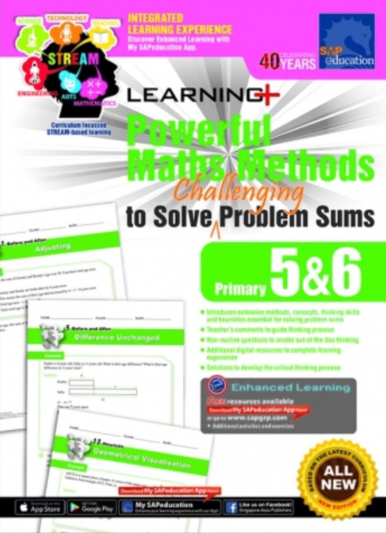 [PSLE MATHS] SAP Education Powerful Maths Methods Primary 5 & 6 ...
