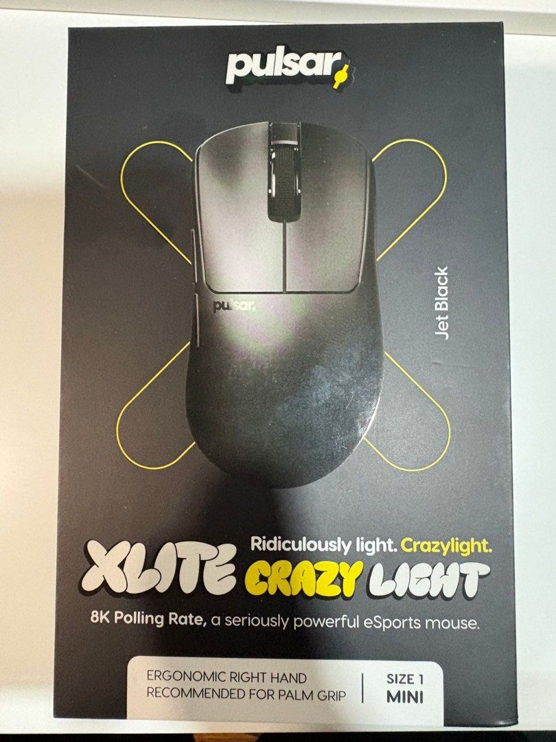 Pulsar Xlite Crazylight Mini Gaming Mouse, Computers & Tech, Parts ...