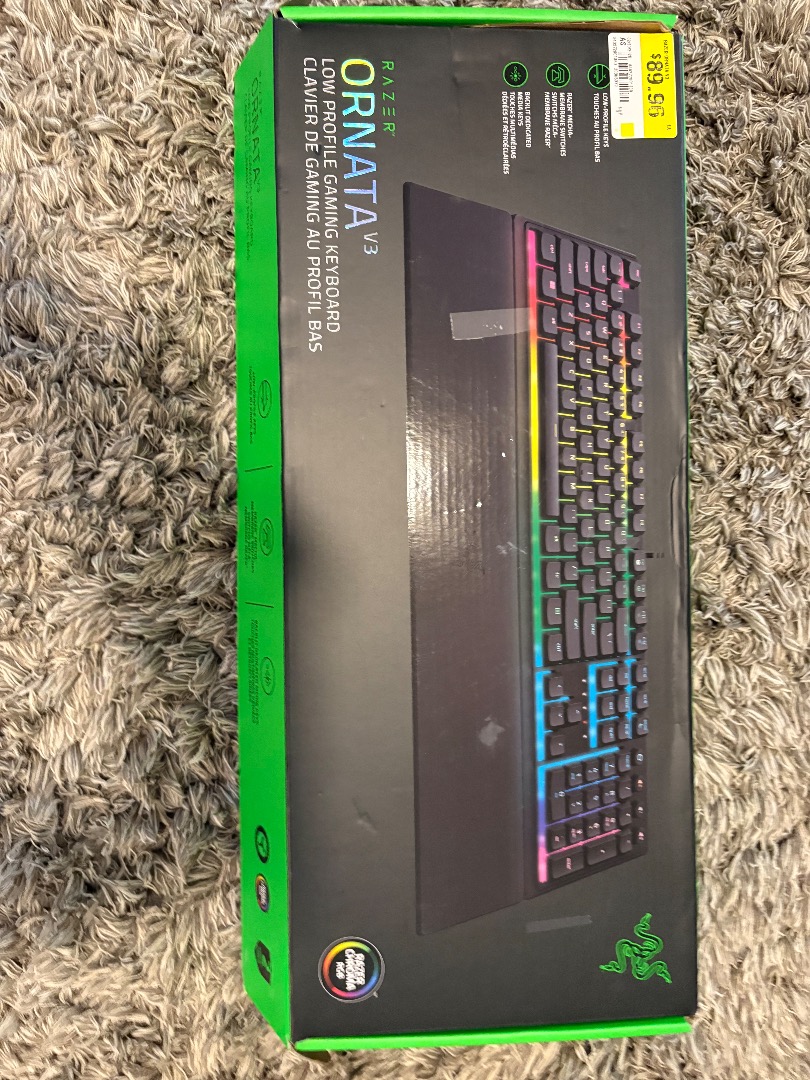 Razer Ornata V3 Low Profile Gaming Keyboard, Computers & Tech, Parts ...