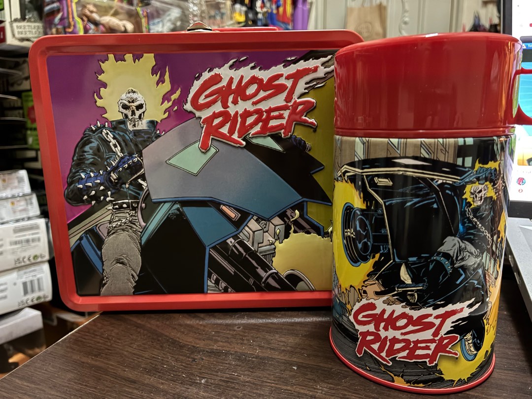Retro Tin Lunch box - Ghost Rider, Hobbies & Toys, Toys & Games on ...