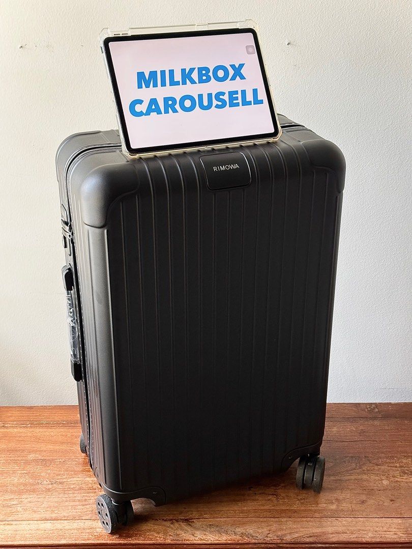 Rimowa Essential Check In M Polycarbonate Luggage Matte Black, Hobbies ...