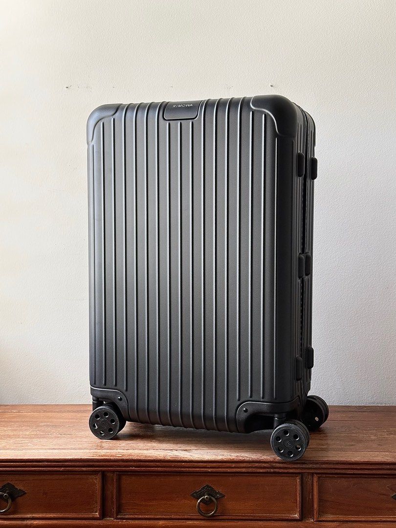 Rimowa Essential Check In M Polycarbonate Luggage Matte Black, Hobbies ...