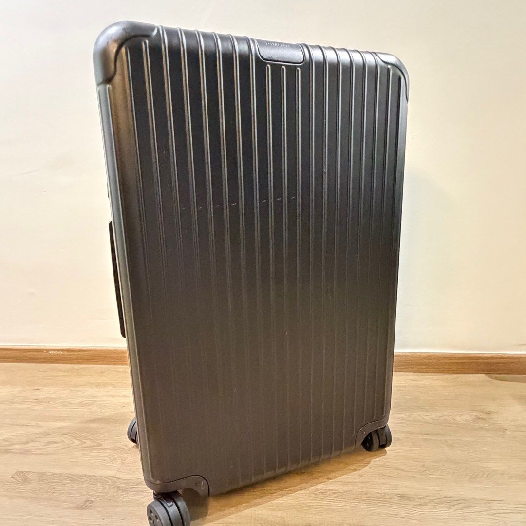 Rimowa Essential Check-In L - Matt Black, Hobbies & Toys, Travel ...