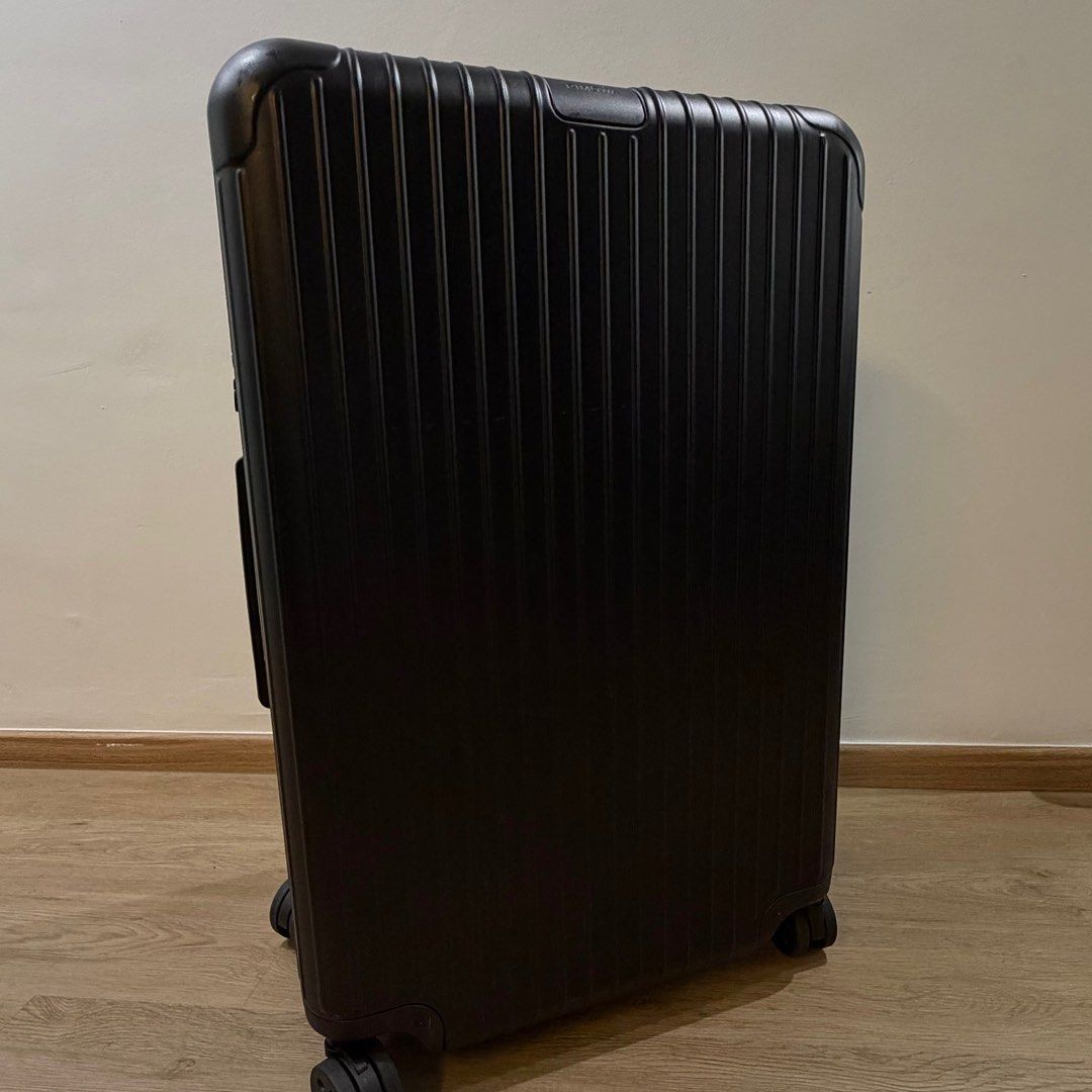 Rimowa Essential Check-In L - Matt Black, Hobbies & Toys, Travel ...