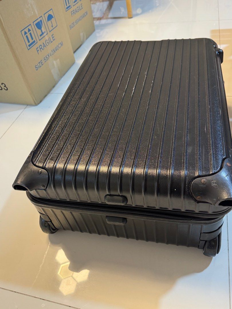 Rimowa Salsa Cabin Suitcase - Black, Hobbies & Toys, Travel, Luggage on ...