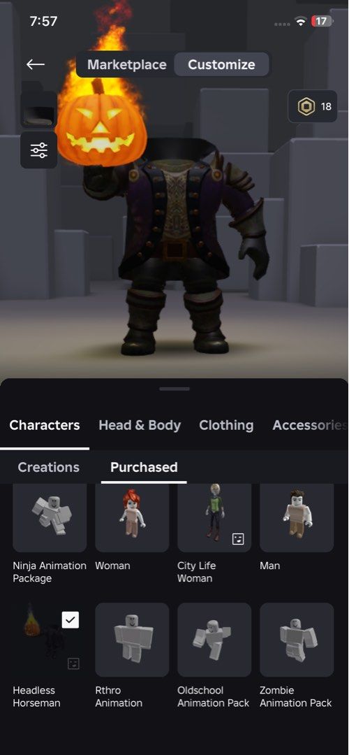 ROBLOX HEADLESS KORBLOX ACCOUNT SEMI STACKED, Video Gaming, Video Games ...