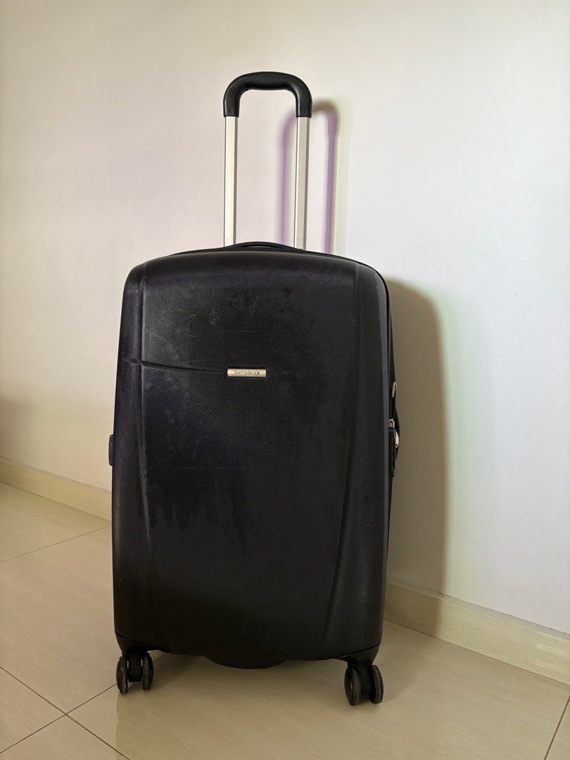Samsonite black luggage, Hobbies & Toys, Travel, Luggage on Carousell