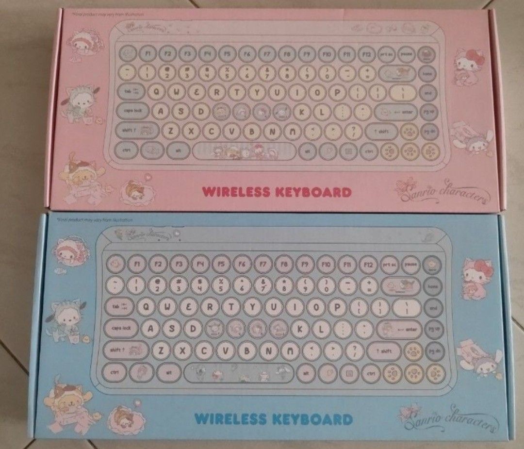 Sanrio hello kitty Wireless Keyboard, Computers & Tech, Parts ...