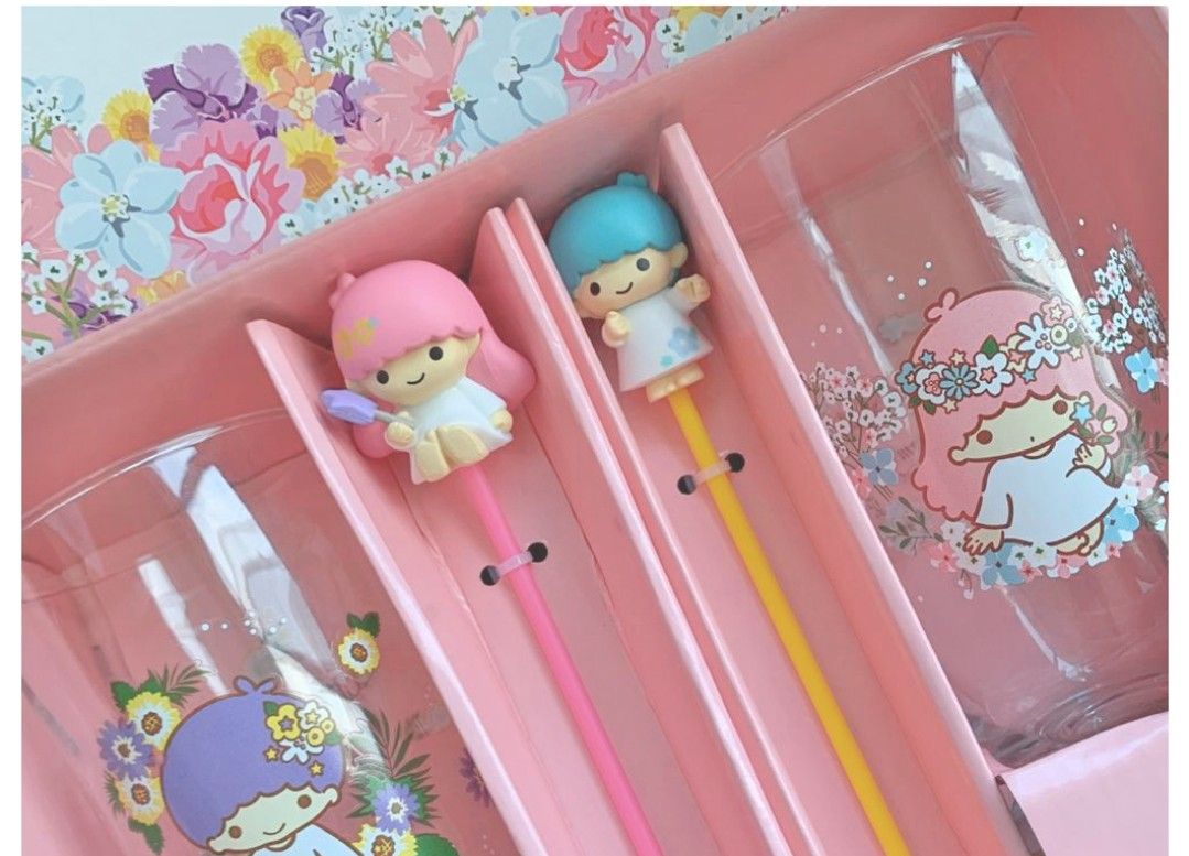 Sanrio Secret Garden Glass - Twin Star Lala, Hobbies & Toys, Toys ...