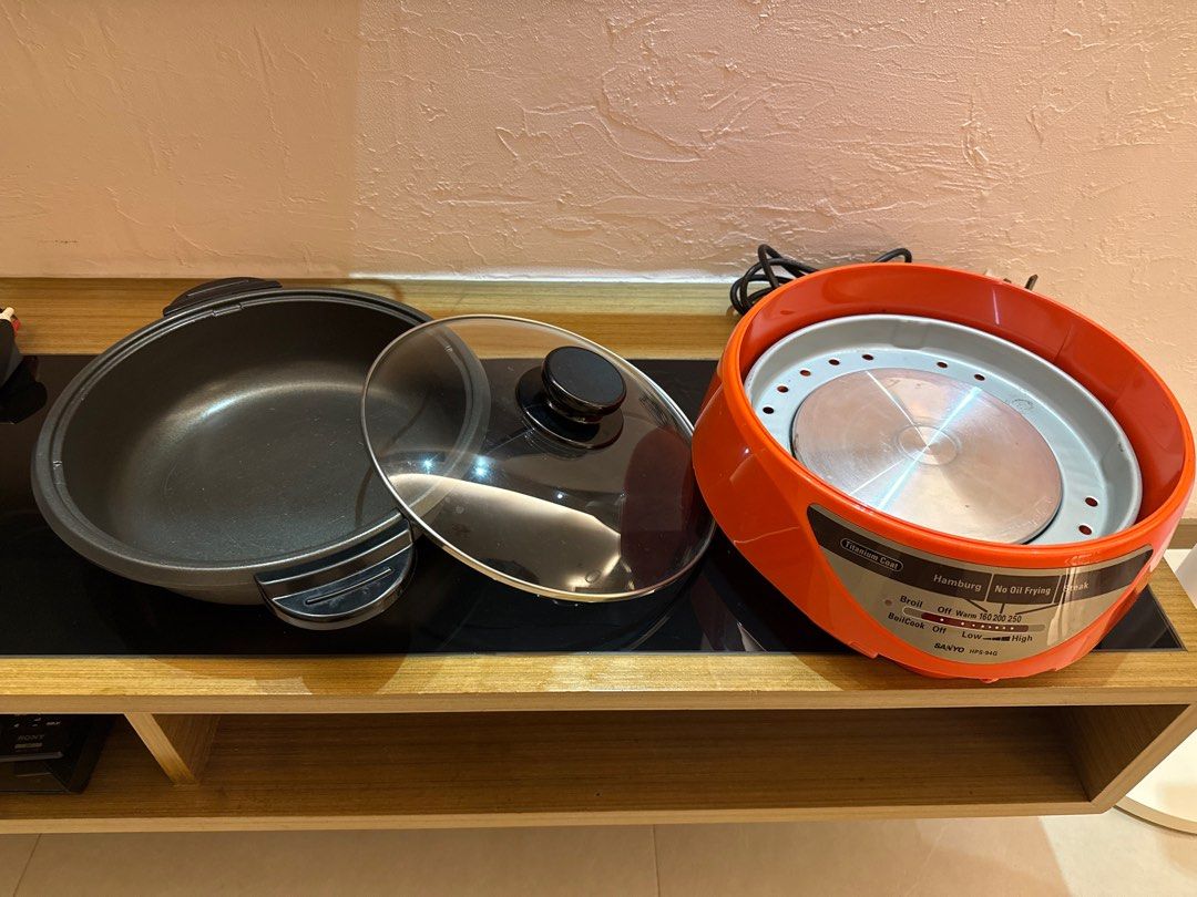 Sanyo HPS-94G Electric Cooker, 家庭電器, 廚房電器, 鍋具 - Carousell