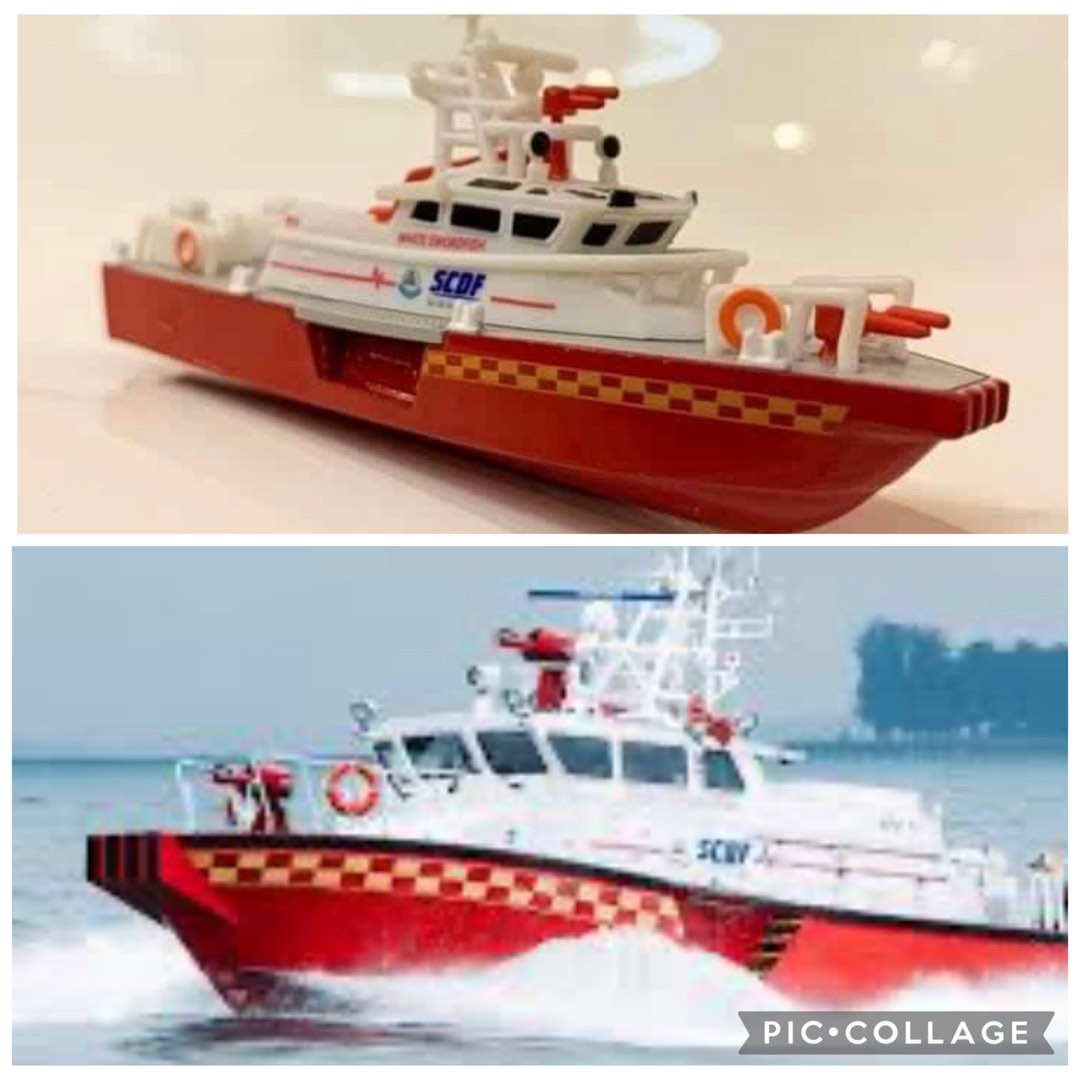 SCDF 2nd Generation Vessel (RFV 2G, White Swordfish), Hobbies & Toys ...