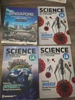Secondary School Textbooks - Singapore History & Mathematics, Hobbies ...