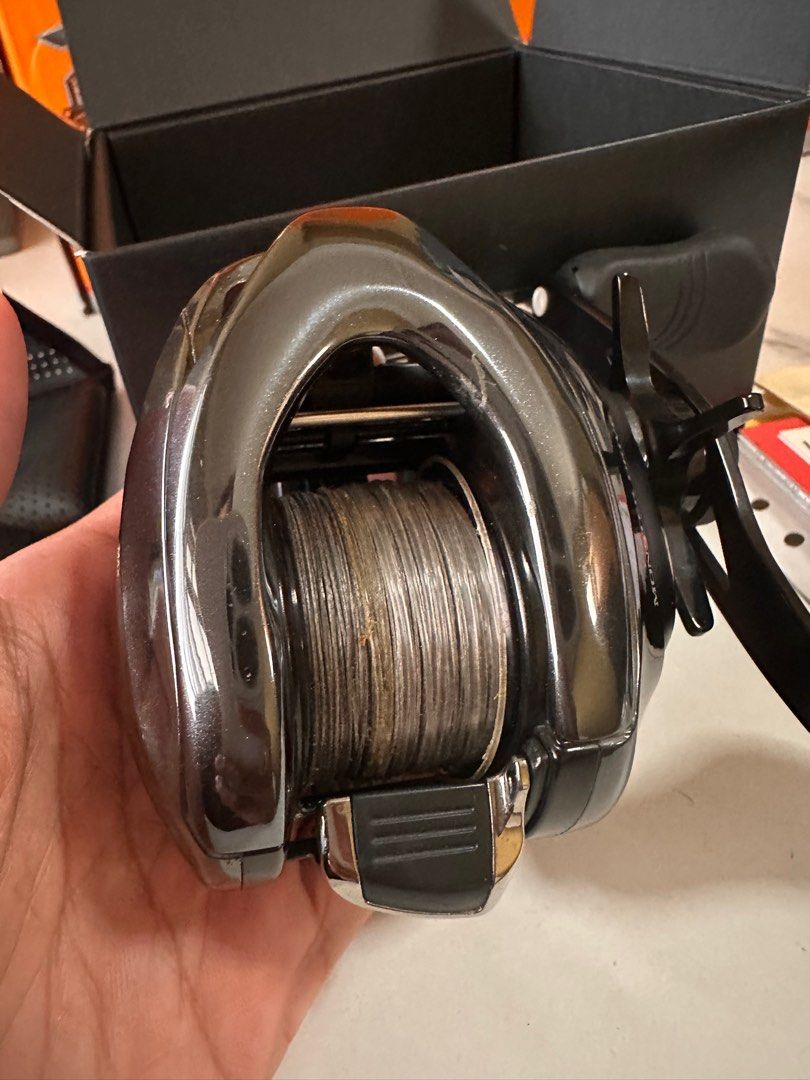 Shimano Antares DC MDXG Monster Drive with option livre handle, Sports ...