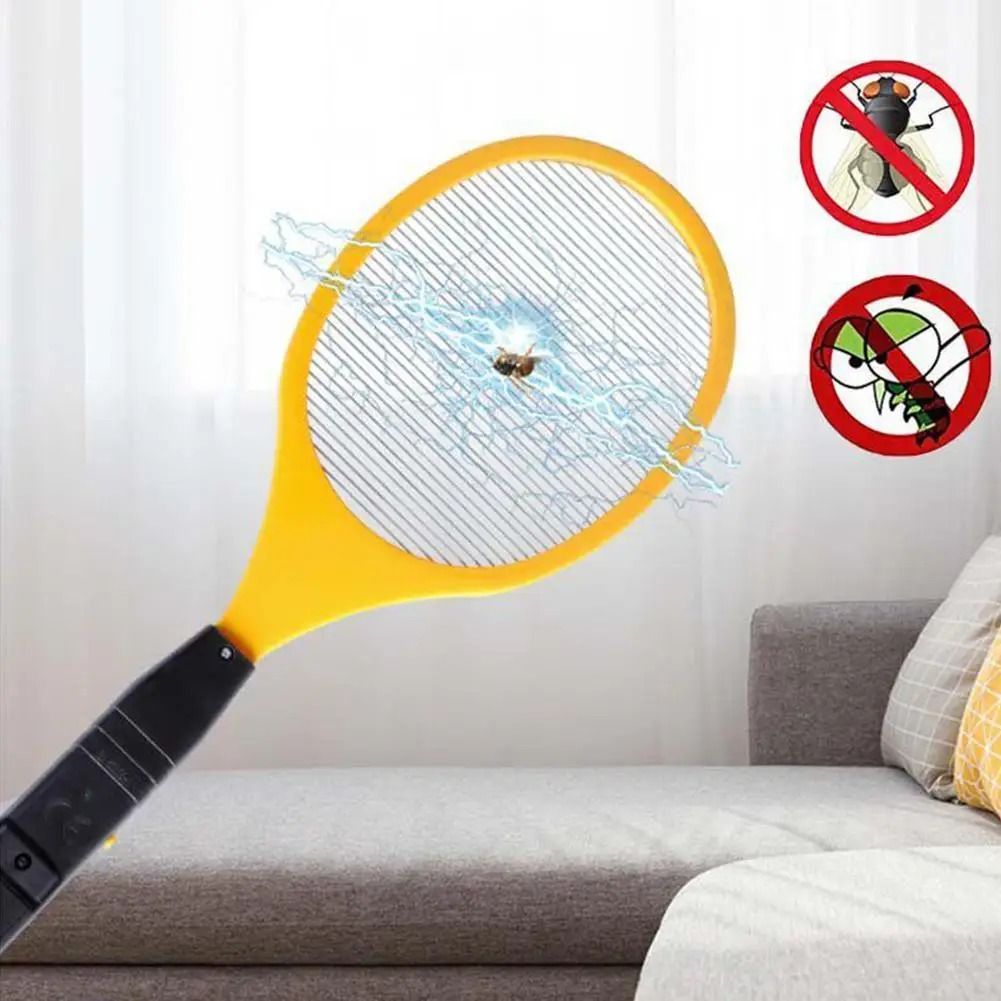 Single Layer Electric Mosquito Swatter Racket Fly Swatter Fryer Flies ...
