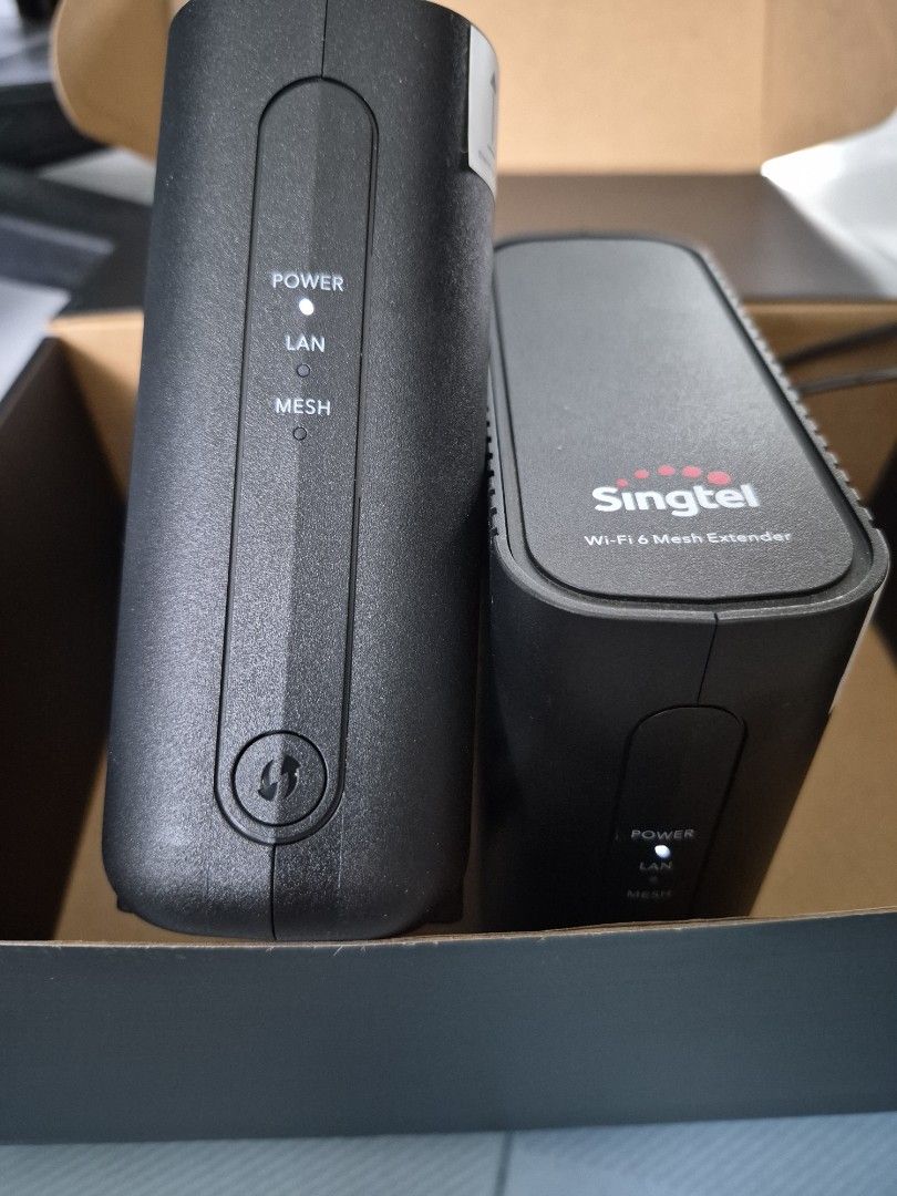 Singtel Wi-Fi 6 Mesh Extender, Computers & Tech, Parts & Accessories ...
