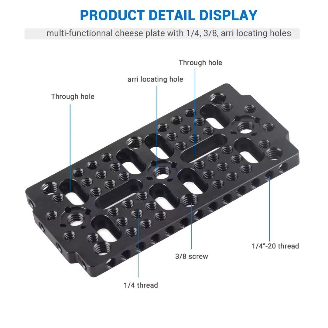 SmallRig Multi-Purpose Switching Plate for Rail Block Dovetail Camera ...