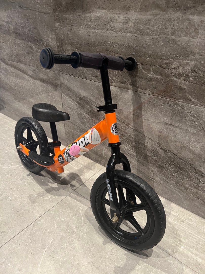 Strider Balance Bike - Orange, Sports Equipment, Bicycles & Parts ...