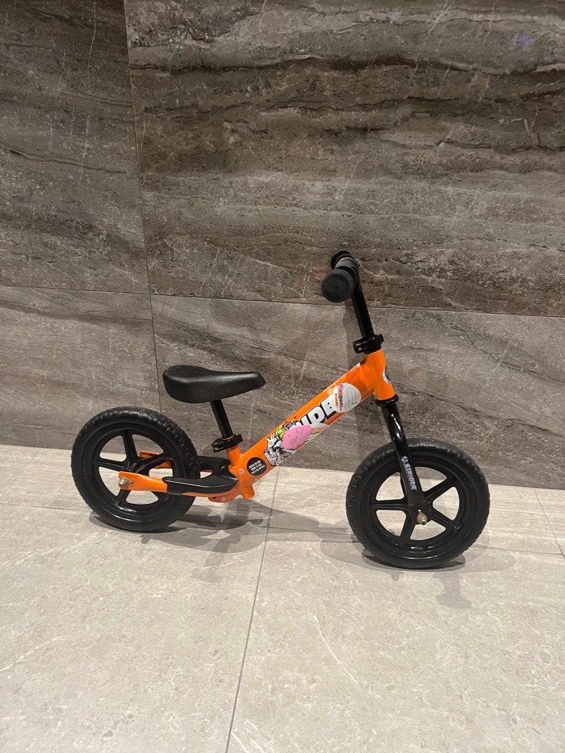 Strider Balance Bike - Orange, Sports Equipment, Bicycles & Parts ...