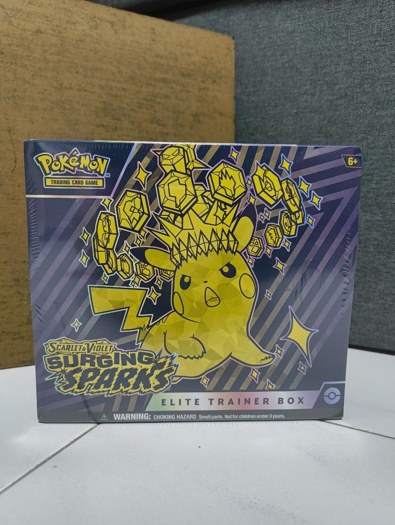 Surging Sparks Elite Trainer Box ETB, Hobbies & Toys, Toys & Games on ...