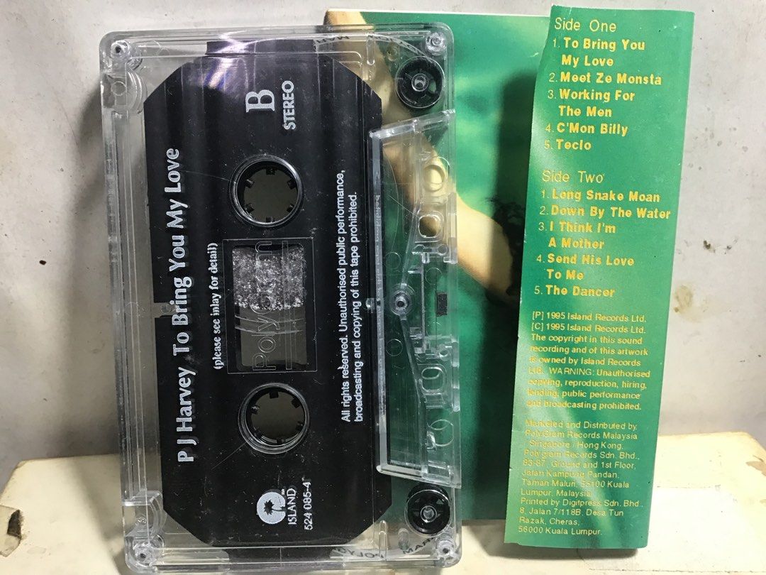 TAPE Poison - Greatest Hits - PJ Harvey - To Bring You My Love OOP ...
