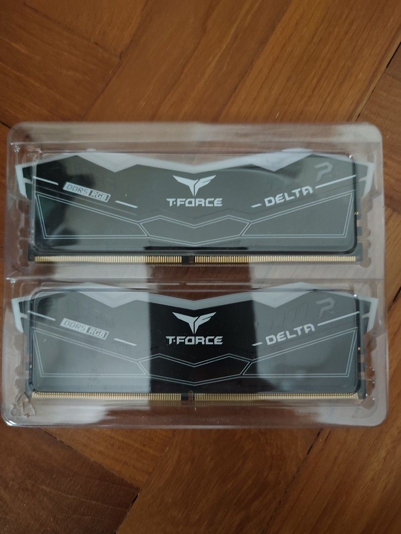 T-Force Delta RGB DDR5 32GB (2x16GB) 6000MHz RAM, Computers & Tech ...