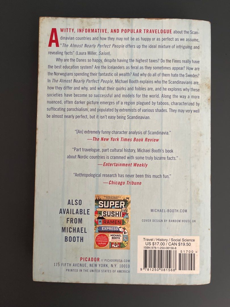 The Almost Nearly Perfect People by Michael Booth, Hobbies & Toys ...