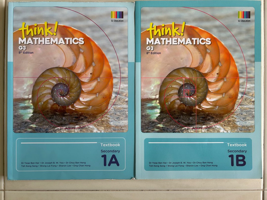 Think! Mathematics G3 Secondary Textbook 1A & 1B, Hobbies & Toys, Books ...