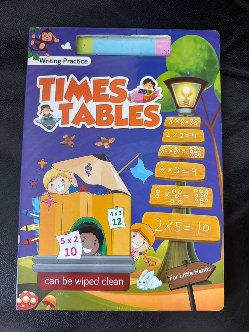 Times Tables Wipe-Clean Workbook, Hobbies & Toys, Books & Magazines ...