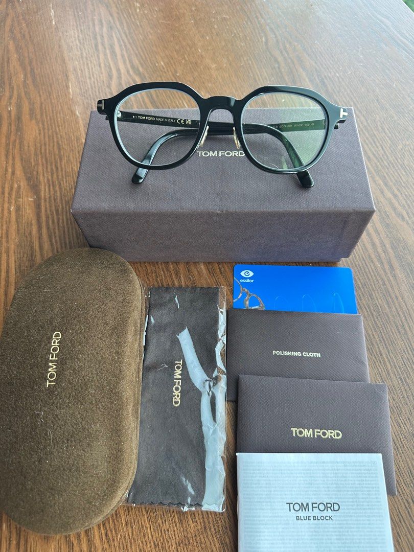 Tom Ford TF6211-K-B Eyeglasses - Black, Women's Fashion, Watches ...