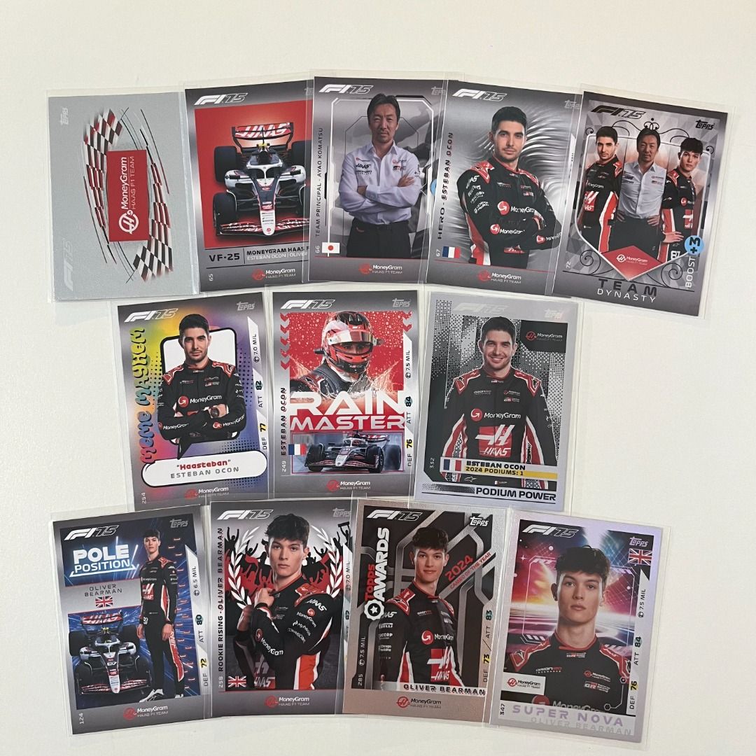 topps turbo attax 2025: haas, Hobbies & Toys, Memorabilia ...