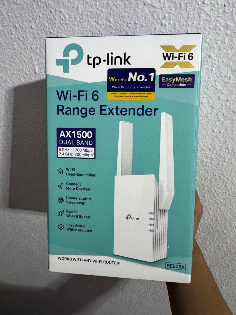 TP-Link AX1500 Wi-Fi 6 Range Extender RE505X, Computers & Tech, Parts ...