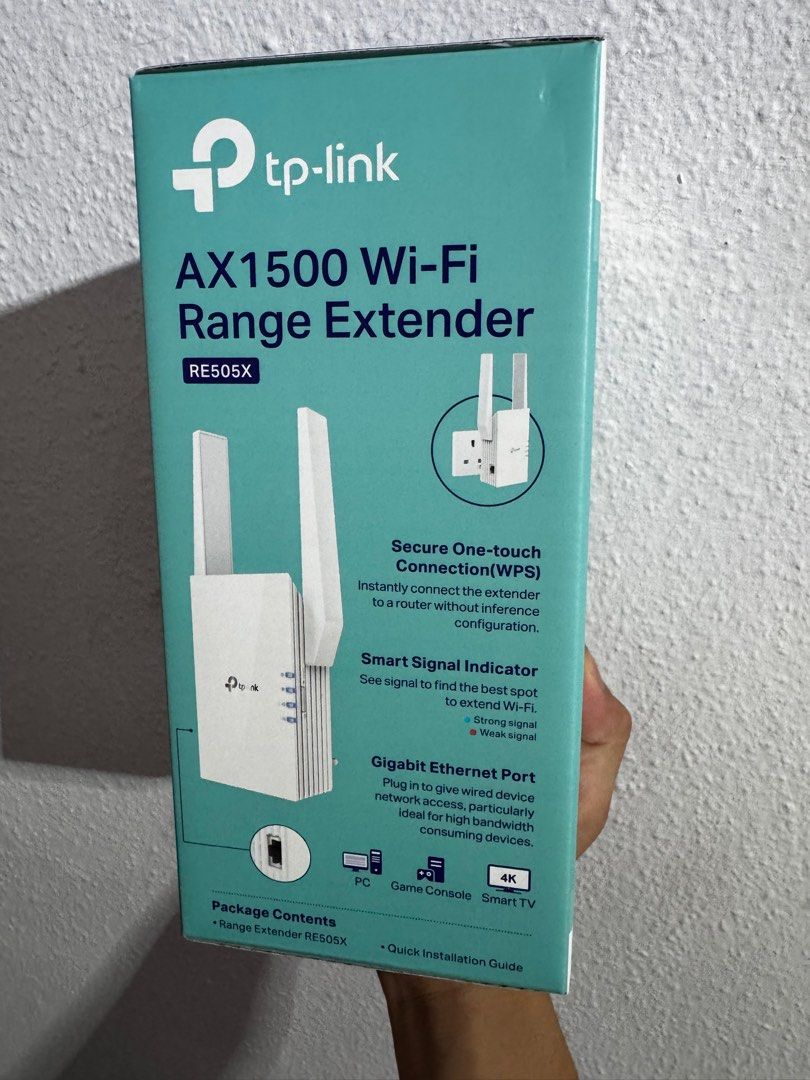 TP-Link AX1500 Wi-Fi 6 Range Extender RE505X, Computers & Tech, Parts ...