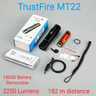 TrustFire MT10 Mini Budget Flashlight - 1000 Lumens, Sports Equipment ...