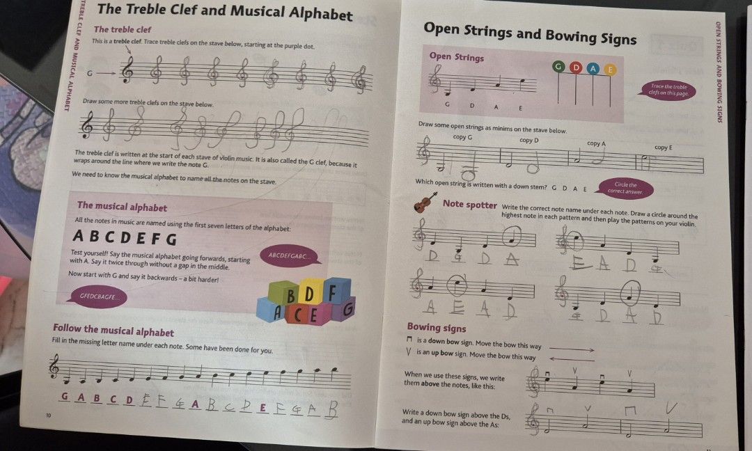 Violin Star Theory & Fiddle Time Starters, Hobbies & Toys, Music ...