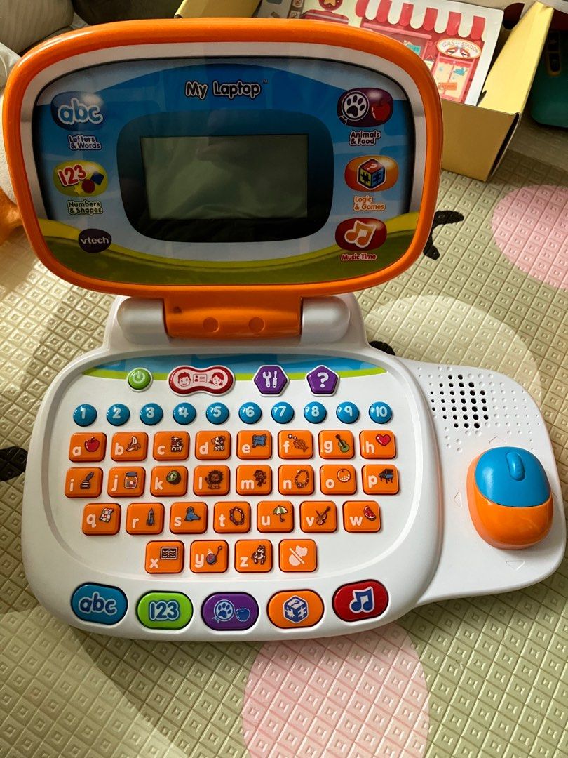 VTech My Laptop - Educational Toy orange, Babies & Kids, Infant ...