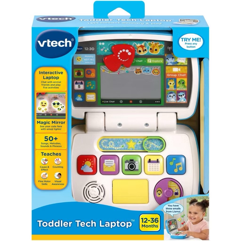 Vtech Toddler Tech Laptop, Babies & Kids, Infant Playtime on Carousell
