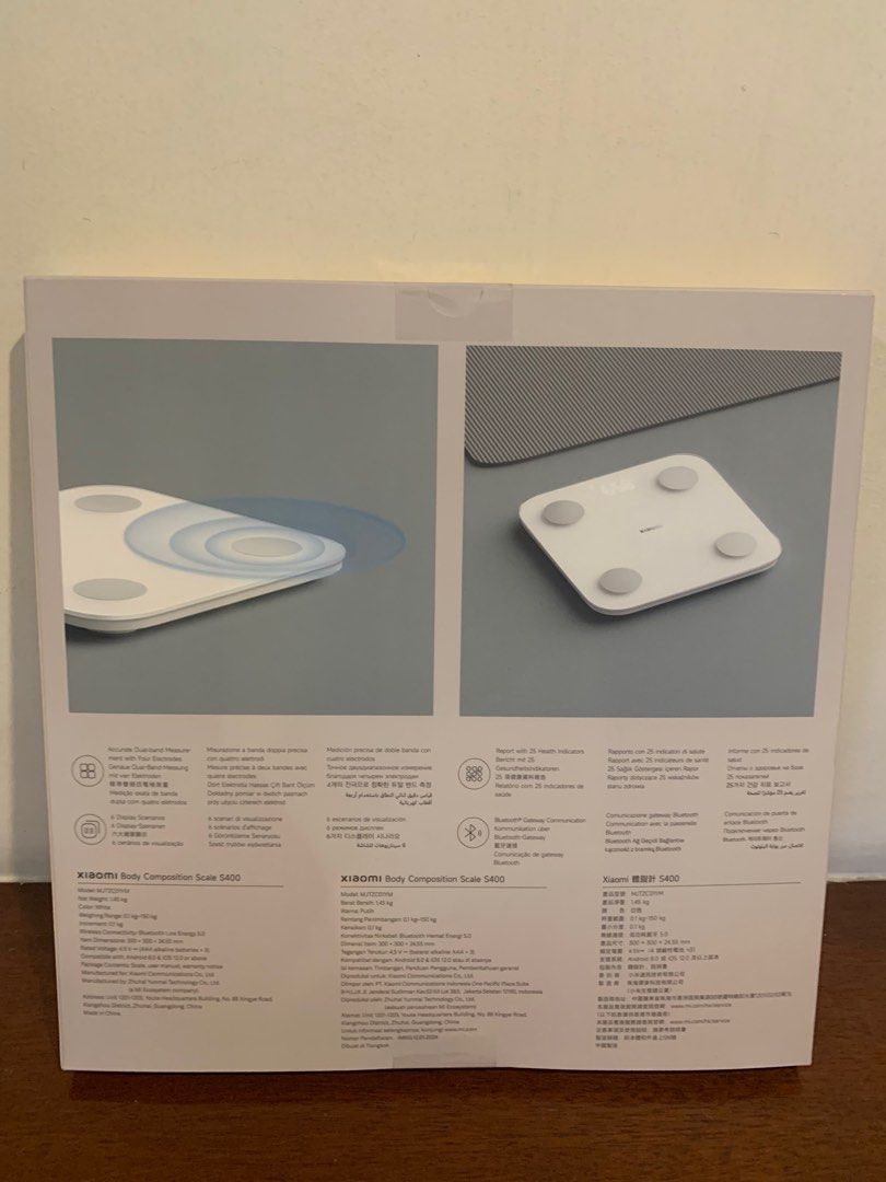 Xiaomi Body Composition Scale S400, Health & Nutrition, Health Monitors ...