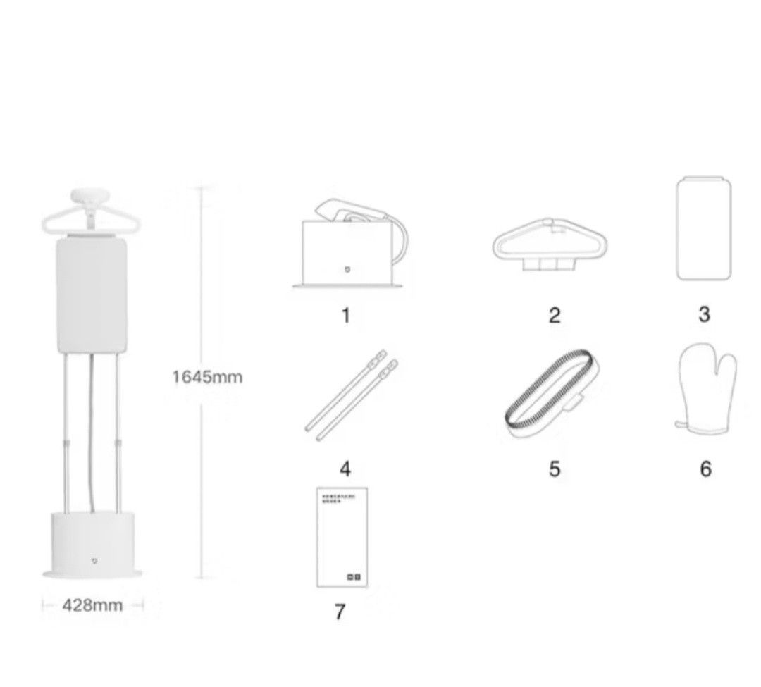 Xiaomi Mijia Garmet Steamer 2200w with Foldable iron board, Furniture ...