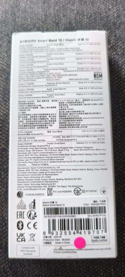Xiaomi Smart Band 10 - Midnight Black, Mobile Phones & Gadgets ...