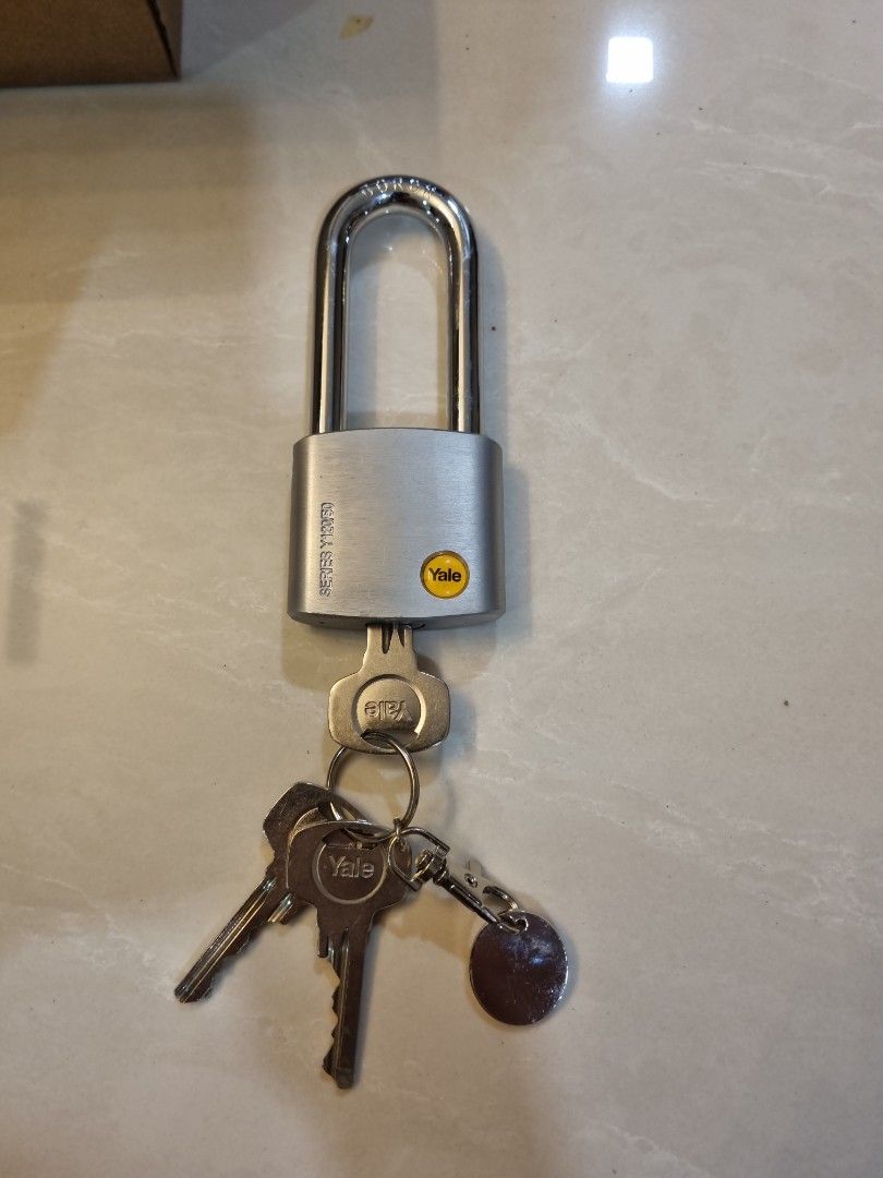 Yale Padlock with Keys, Furniture & Home Living, Security & Locks ...