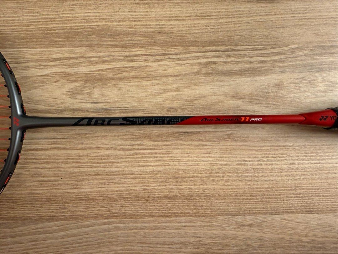 Yonex Arcsaber 11 Pro Badminton Racket, Sports Equipment, Sports ...