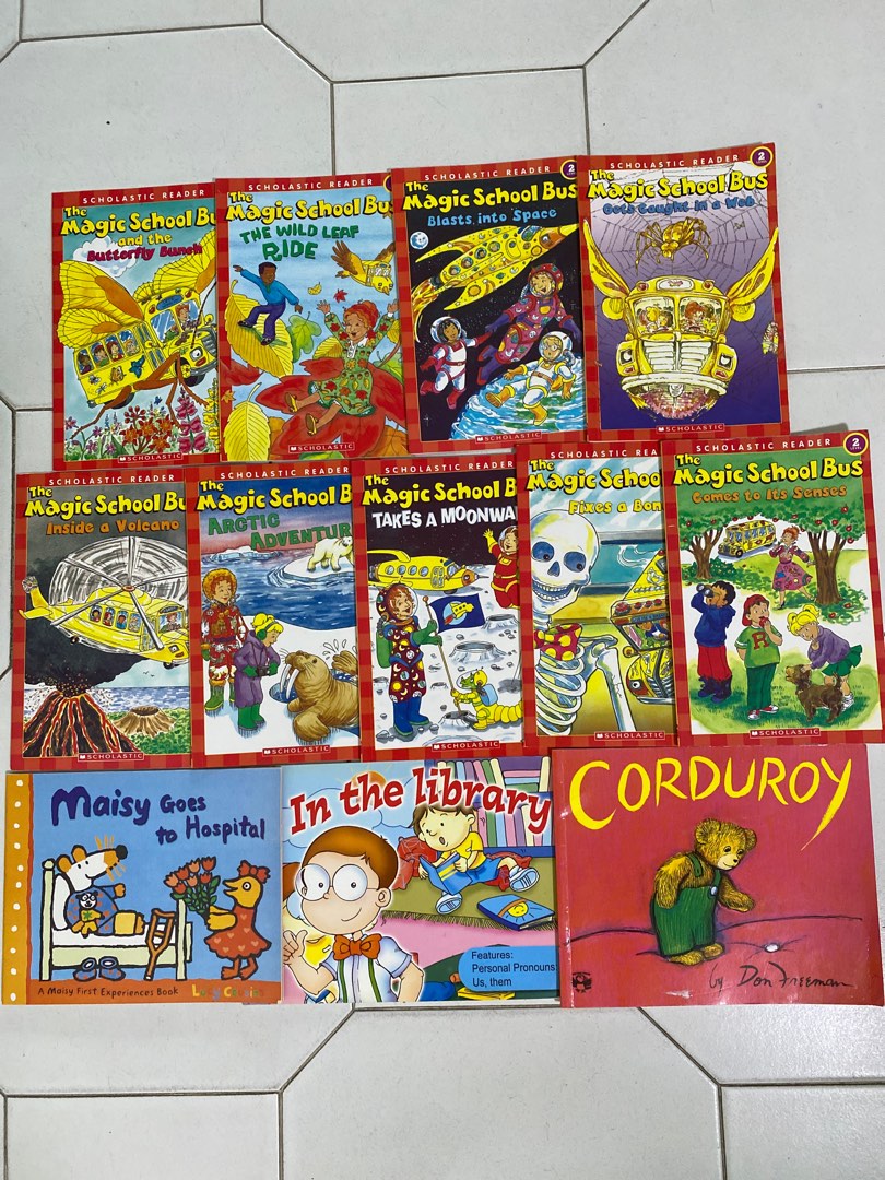 12 X (bundle of 12) Scholastic Magic School Bus & Other Books as shown ...