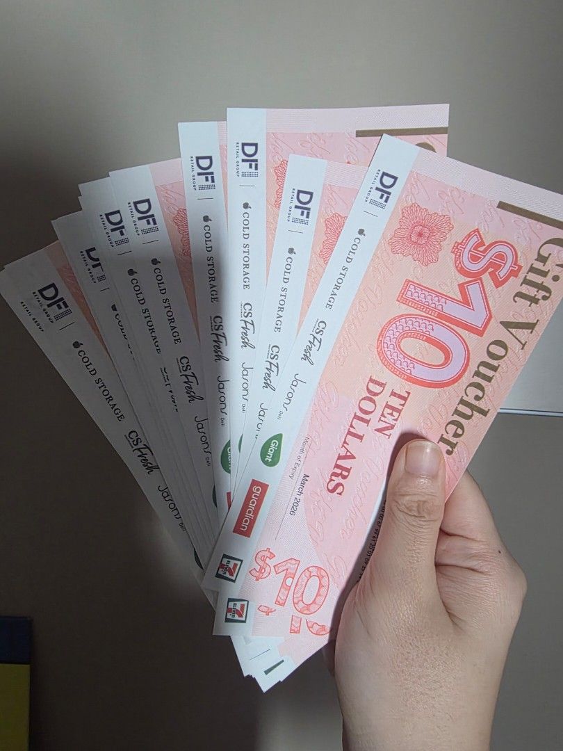 $130 Vouchers for Cold Storage CS Fresh Jasons Giant Guardian 7Eleven ...