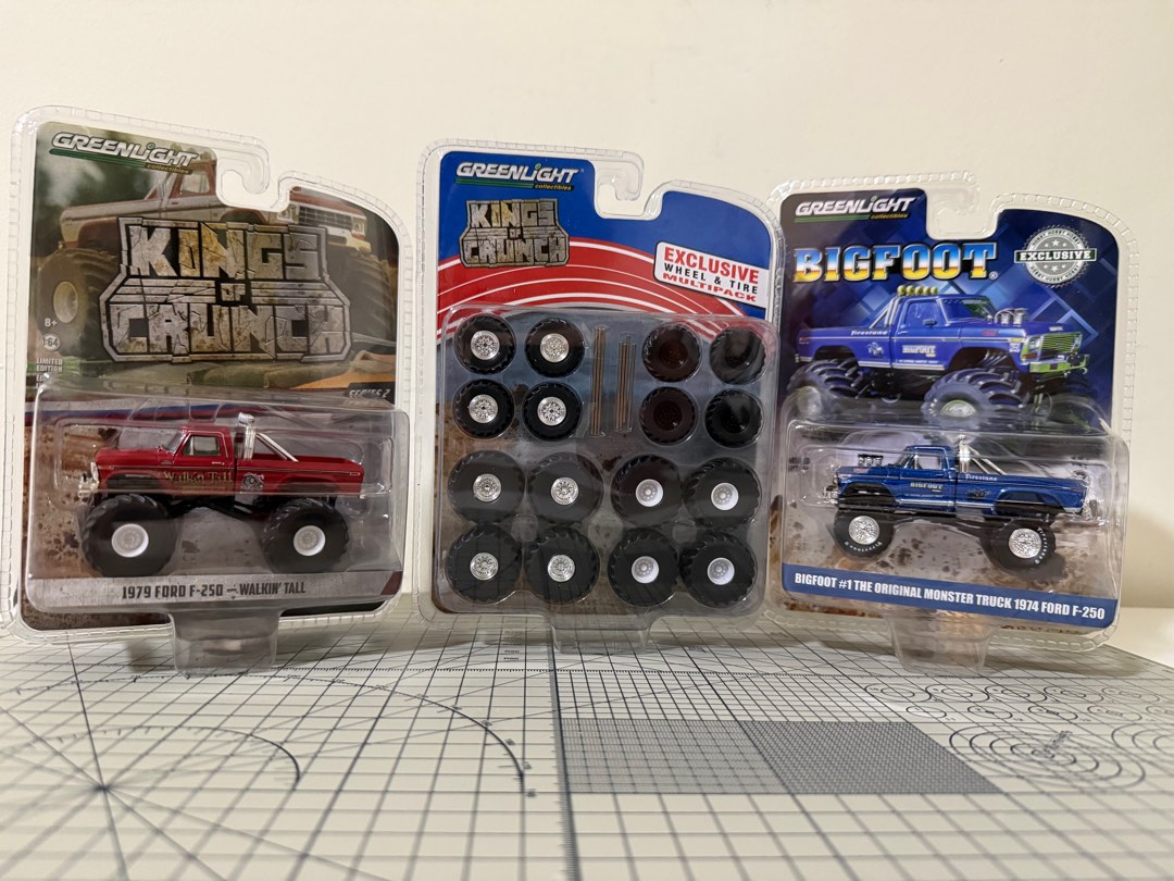1/64 Greenlight Monster Truck bundle (Sealed), Hobbies & Toys, Toys ...
