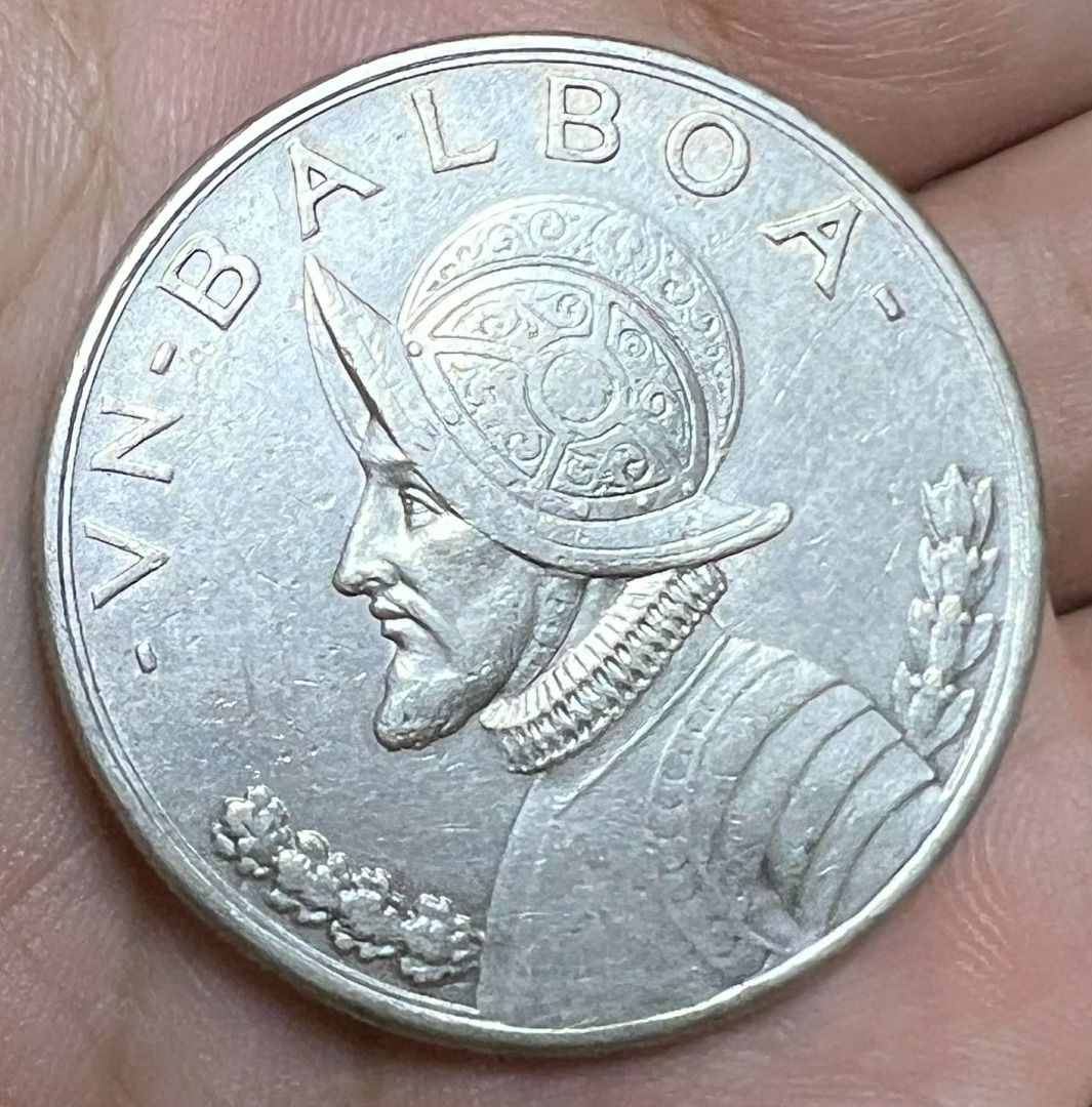 1931 panama 1 Balboa (Silver (.900) (Copper .100) silver coin (26.73 g ...