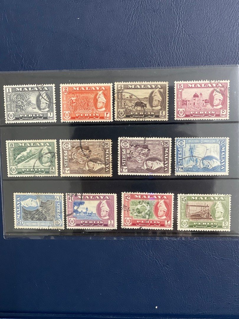 1957-62 Malaya Perlis Definitive & Portrait of Raja Syed Putra Full Set ...
