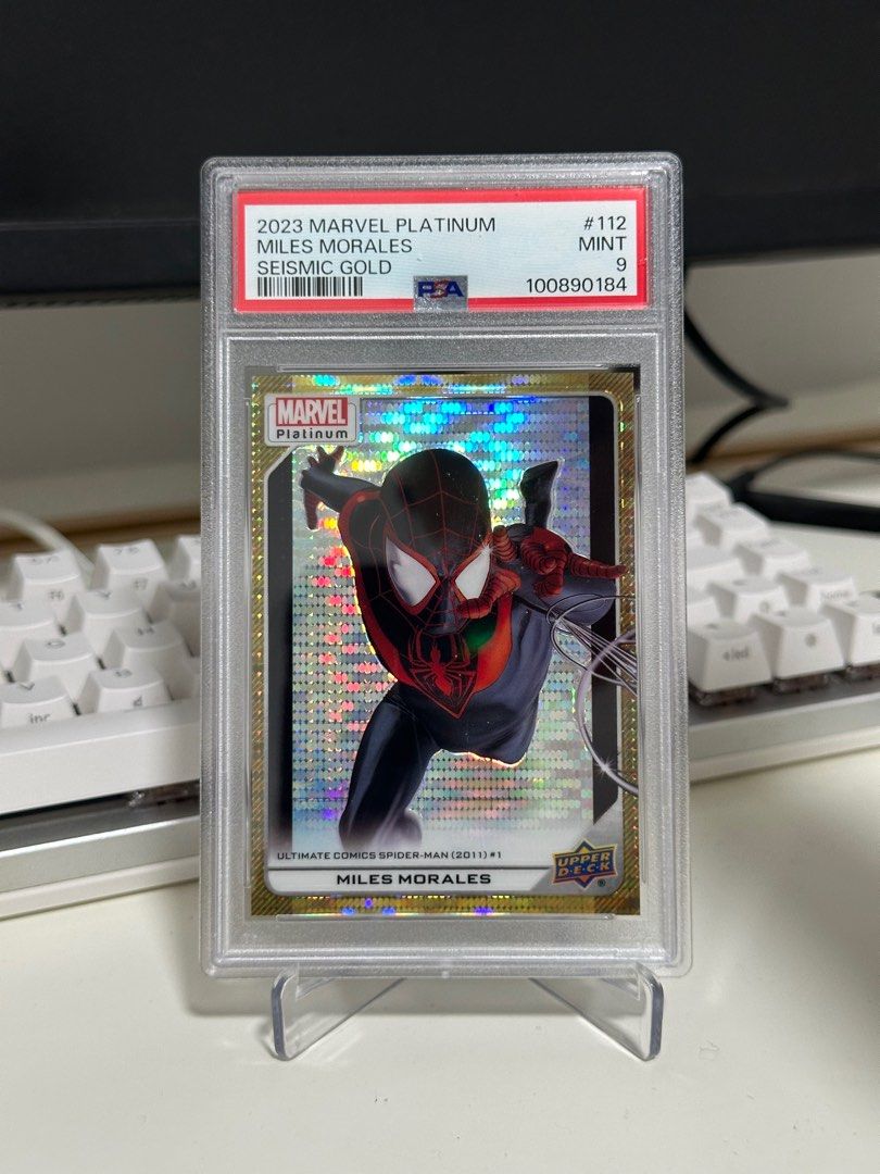 2023 Marvel Platinum Miles Morales Seismic Gold /10, Hobbies & Toys ...