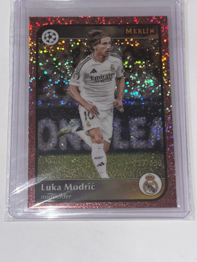2024/25 Topps Merlin Chrome Luka Modric /250 Real Madrid, Hobbies ...