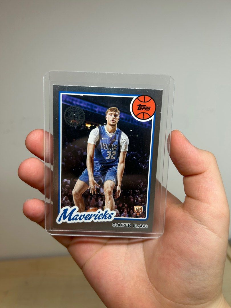 2025 Topps Cooper Flagg Rookie Card, Hobbies & Toys, Toys & Games on ...